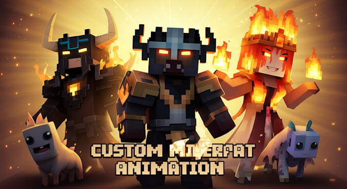 Make high quality minecraft 3d animation and minecraft blockbench models by Mazzi_paride | Fiverr