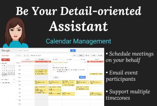 Be your virtual assistant and schedule your meetings for up to 5 days ...