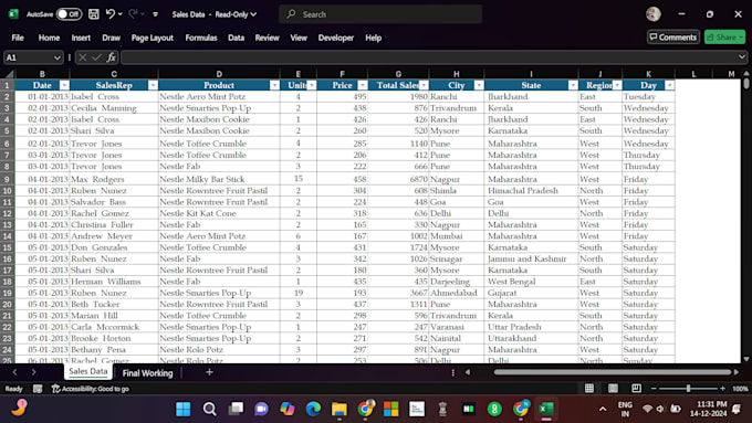 Manage Clean Formate Merge Split Excel Data By Nikitamirkale11 Fiverr