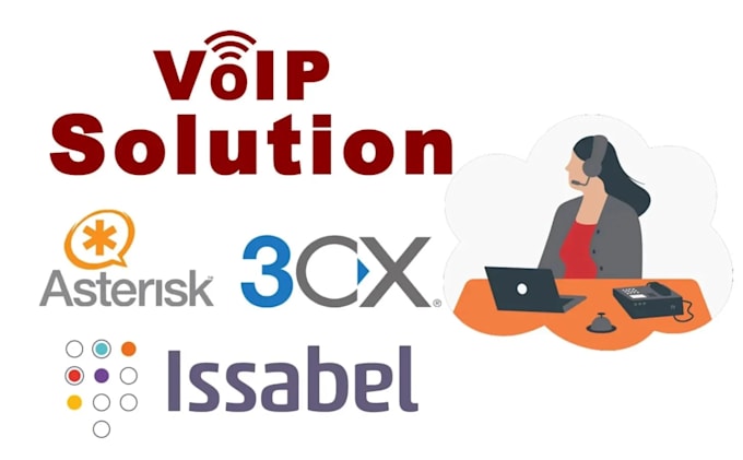 Install voip sip trunk in asterisk, freepbx, fusionpbx, freeswitch, 3cx, zoom by Bernniey | Fiverr