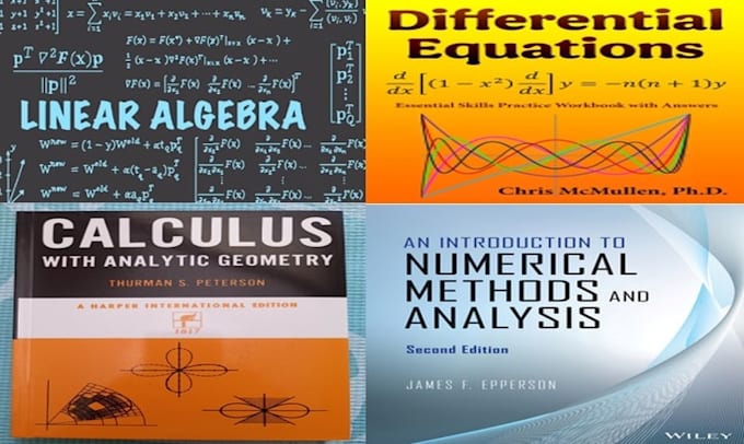Help in numerical analysis method,linear algebra, differential equation,calculus by Aamir ...