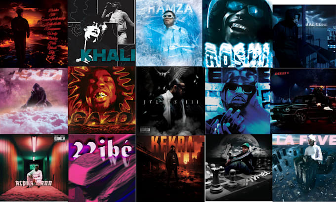Design custom rap album covers and music visuals by Howdden | Fiverr