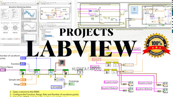 Assist you in labview including ni hardware projects by Huzaifa_666 | Fiverr