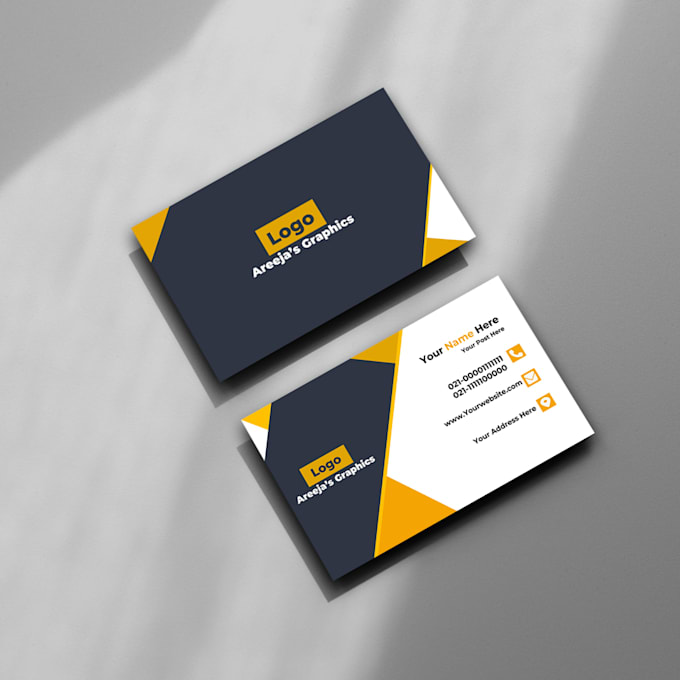 Design unique visiting card, standard visiting card and visiting card ...