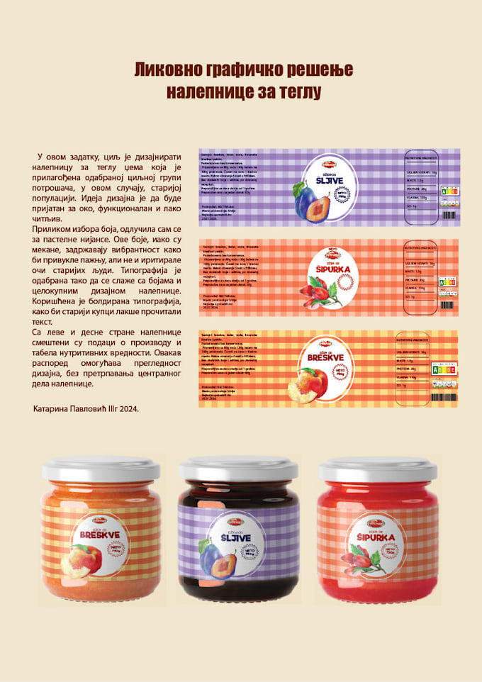 Design labels for products by Katarina_p_ | Fiverr