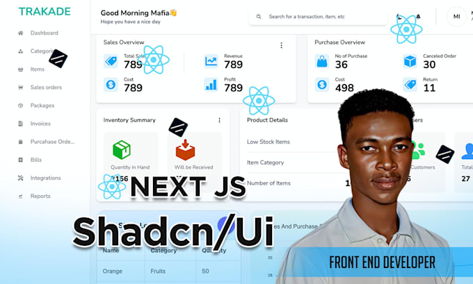 Build responsive website or landing page with nextjs, react, tailwind, html, css by ...