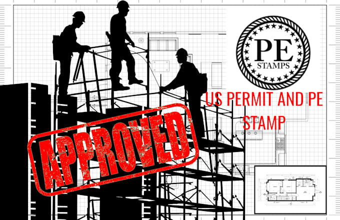 Provide pe texas stamp, digital stamp, licensed us stamp permit ...