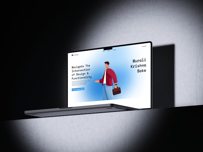 Build a professional portfolio website with react and tailwind css by Klax_e | Fiverr