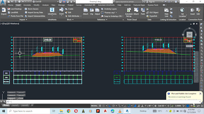 Professional road design and infrastructure planning autocad civil 3d ...
