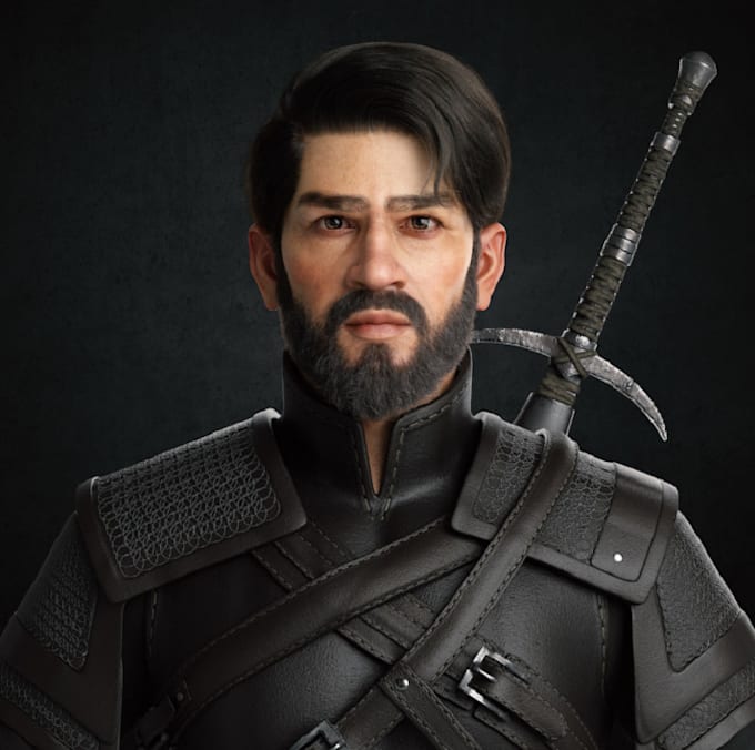 Create 3d Realistic Character Modeling For Game Animation Blender Unreal Engine By Liamtheodores