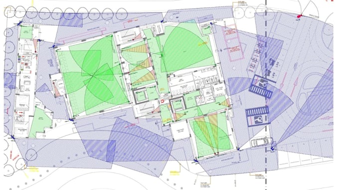 Design cctv and access control systems autocad by Fakhar_azhar99 | Fiverr