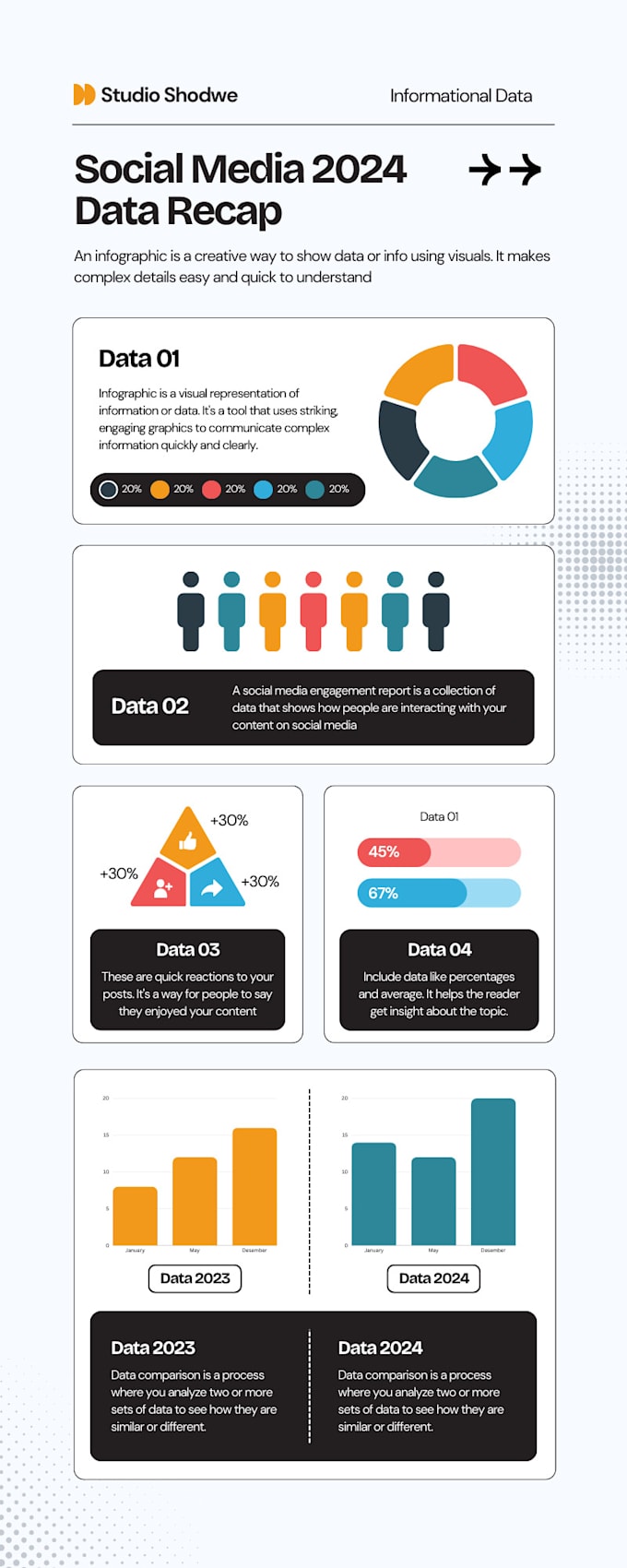 Do chart design custom data visualizations graphs infographics by Im ...