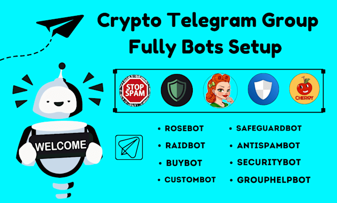Create telegram group bot and setup a professional bot for your crypto group by Rakibulislam_69 ...