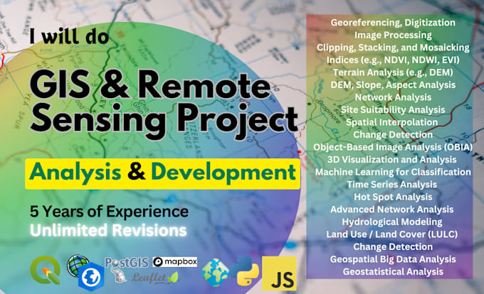 Do gis, gis anlaysis, gis mapping, gis scripting geoprocssing by Hasem_gis | Fiverr