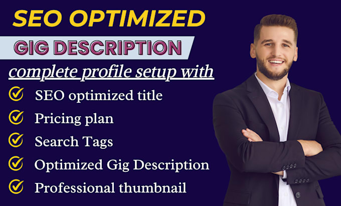 Write complete gig description that sells more by Mazz_5 | Fiverr