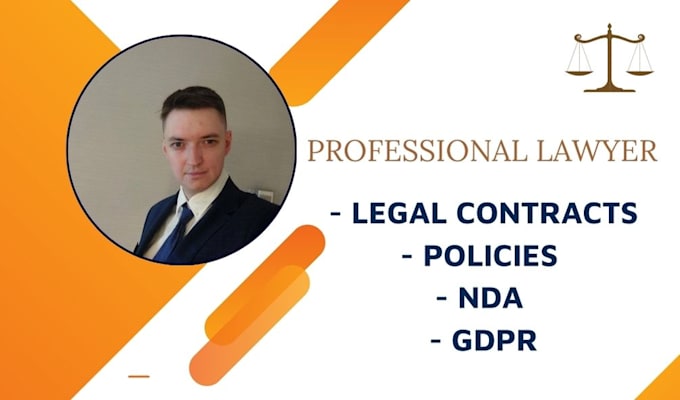 Write legal contracts and agreements, nda, gdpr policies etc by Adsaasda | Fiverr