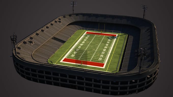 Create 3d stadium animation, 3d arena game, stadium design, 3d sport ...