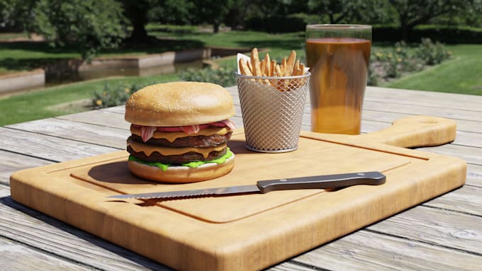 Do food animation, cgi food animation, 3d cgi animation by Anslemh | Fiverr