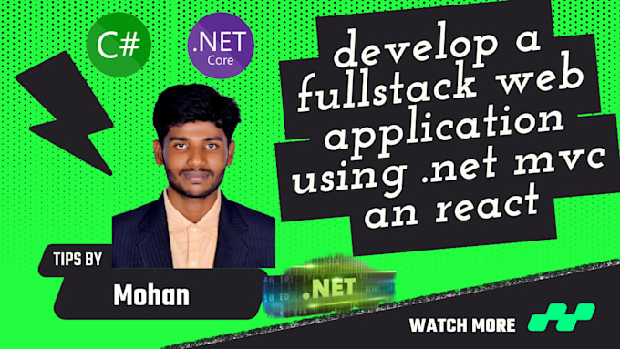 Develop a fullstack web application using dotnet and react by Mohantech ... Develop a fullstack web application using dotnet and react by Mohantech ...