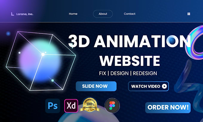 Interactive 3d ecommerce website 3d scrolling animation lottie animation threejs by Gideon__fa ...