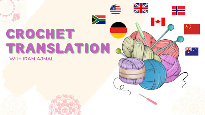Translate your crochet pattern and amigurumi to any language by Iram111 ...