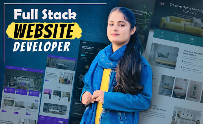 Develop a full stack website with html css js node js, and mongodb, ui ux by Saadatbhatti407 ...