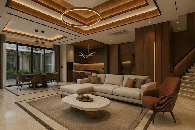 Create 3d interior environments with realistic rendering by Arfanghuman ...