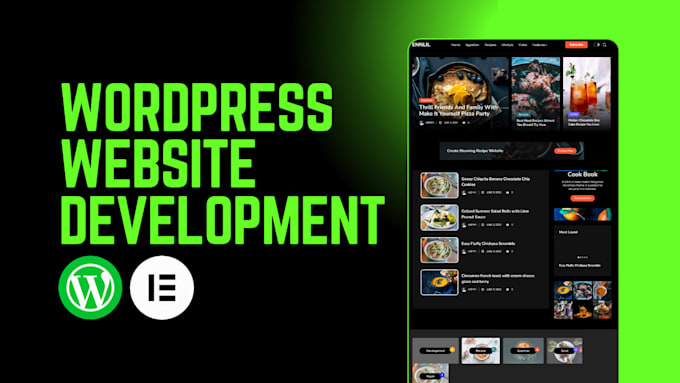 Design responsive wordpress website using elementor by Ajsiambd | Fiverr