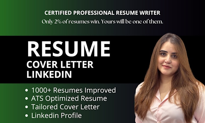 Write your resume, cover letter and linkedin optimization by Resumeimpact | Fiverr