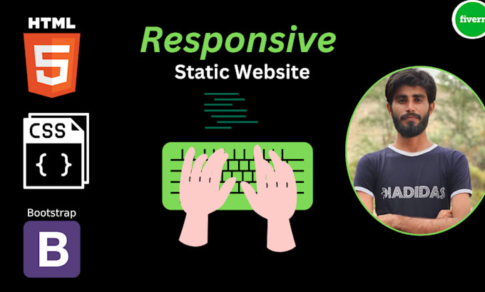 Build simple and effective static websites with html, css, bootstrap by ...