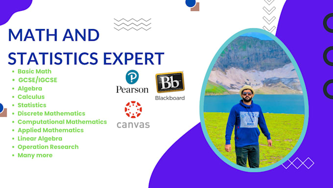 Be your tutor math, mathematics, statistics, calculus expert by ...