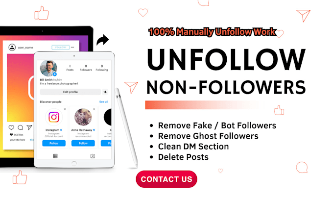 Unfollow your instagram followings and remove fake followers by ...