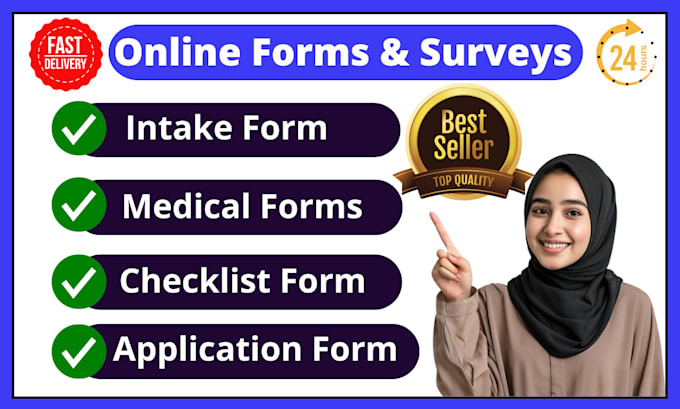 Create fillable medical form, intake form, application form, checklist ...