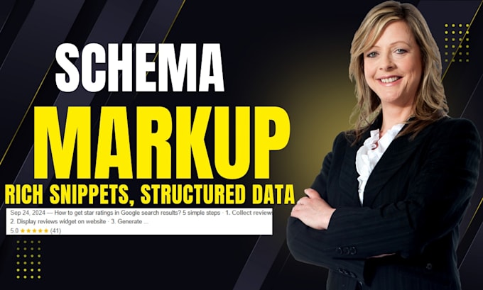 Setup schema markup, rich snippet structured data on website by Farhatbibi5 | Fiverr