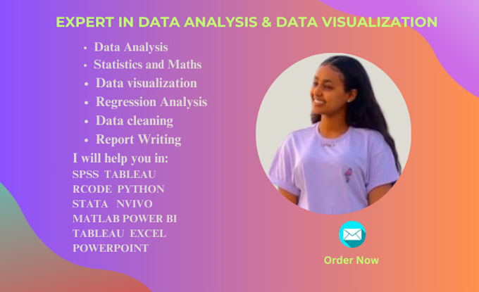 Do statistics,maths,data analysis,data visualization in spss,tableau,r,sas,excel by Lucykayla142 ...
