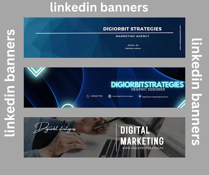Create linkedin cover banner by Hassnainhyde568 | Fiverr