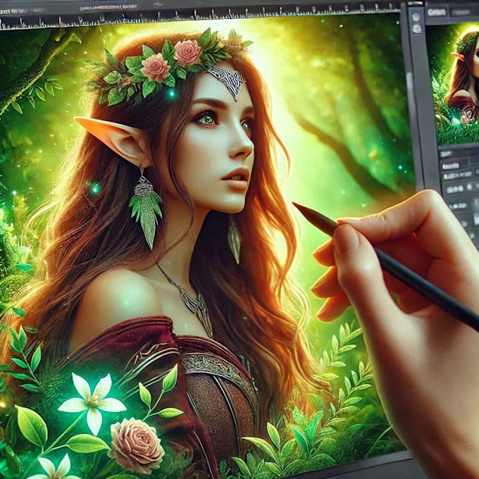 Create fantasy character for you or pfp by Lenyanapaul | Fiverr