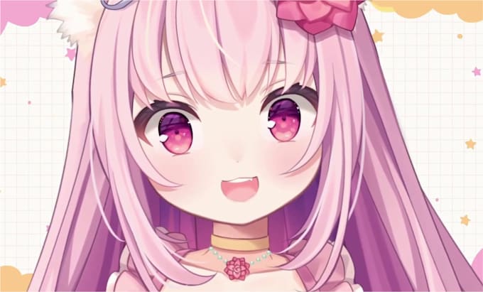 Design and rig live2d vtuber model, avatar, anime style for streaming ...