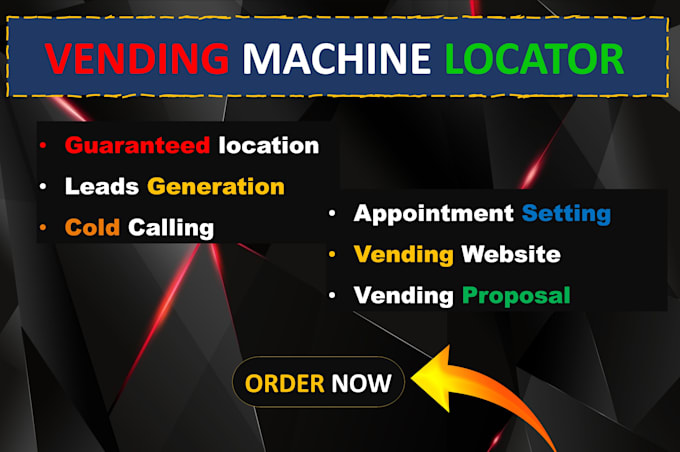 Be your vending machine locator for vending placement by Ayesharajpoo953 | Fiverr