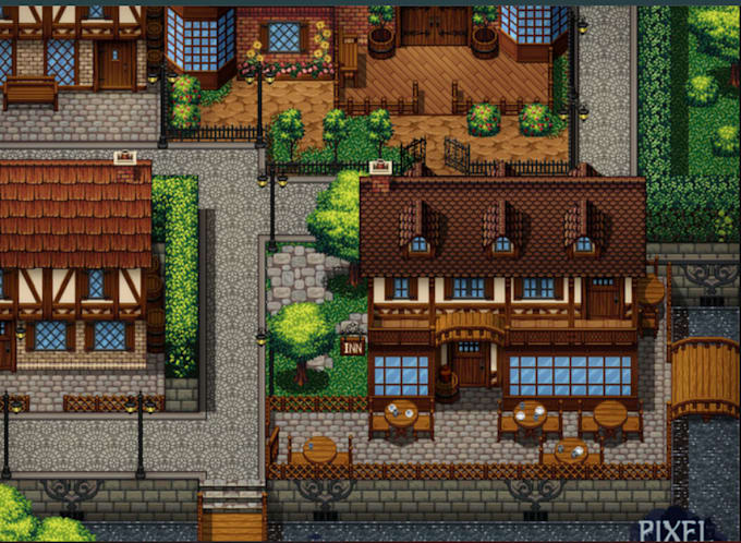 Rpg maker game, pygame, game maker, godot game, parallax maps, level design by Steinxee | Fiverr