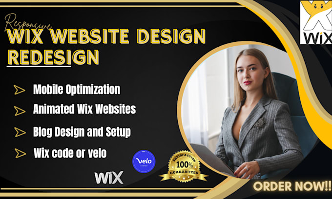 Responsive wix redesign wix seo optimization, wix website redesign wix ...