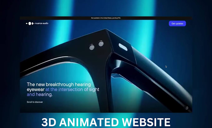 3d animated webflow website 3d animated website 3d spline animation, next js by Daniel_oluwa87 ...