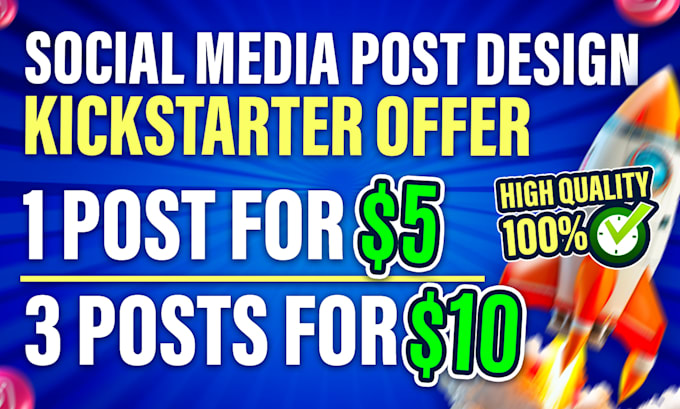 Design professional social media post and ads for all platforms by ...