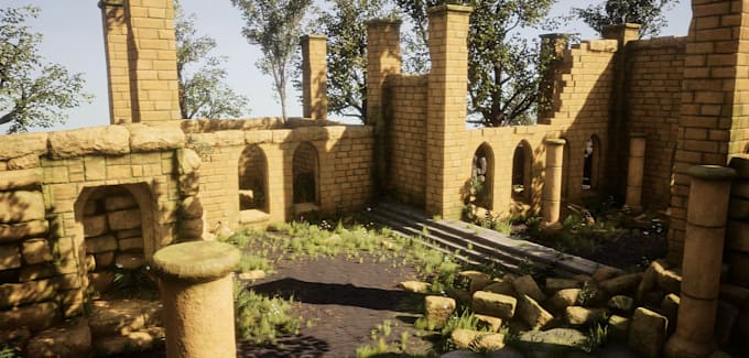 Design levels, game 3d environment, lighting in unreal engine, unity 3d ...