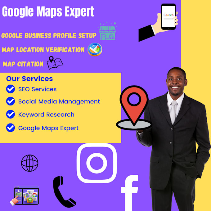 Expert in google maps, setup, map management, and seo services by Seo_expart_kye | Fiverr