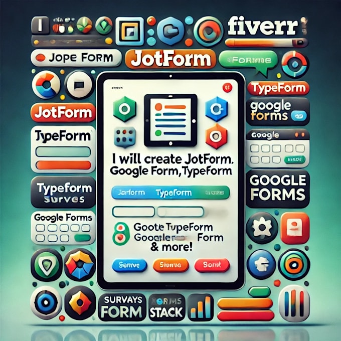 Create jotform, typeform, google form, cognito form, surveys, formstack by Rich_davi | Fiverr
