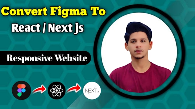 Convert figma to react, next js website with tailwind css by Younasgujjar786 | Fiverr