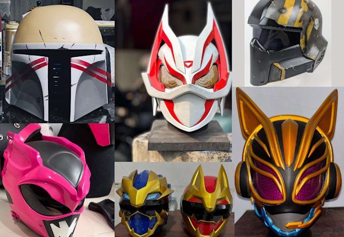 3d wearable cosplay mask design 3d cosplay helmet cosplay props 3d ...