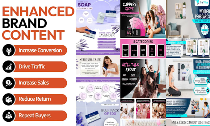 Design amazon enhanced brand content ebc a plus by Aliiihhh | Fiverr