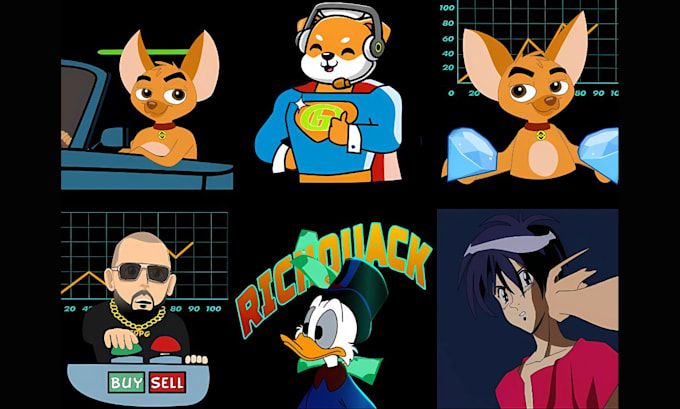 Design telegram animated sticker meme crypto sticker furry sticker gif ...